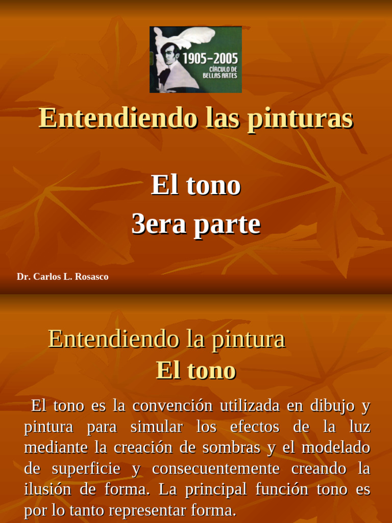 Entendiendo Las Pinturas 3era Parte El Tono | PDF