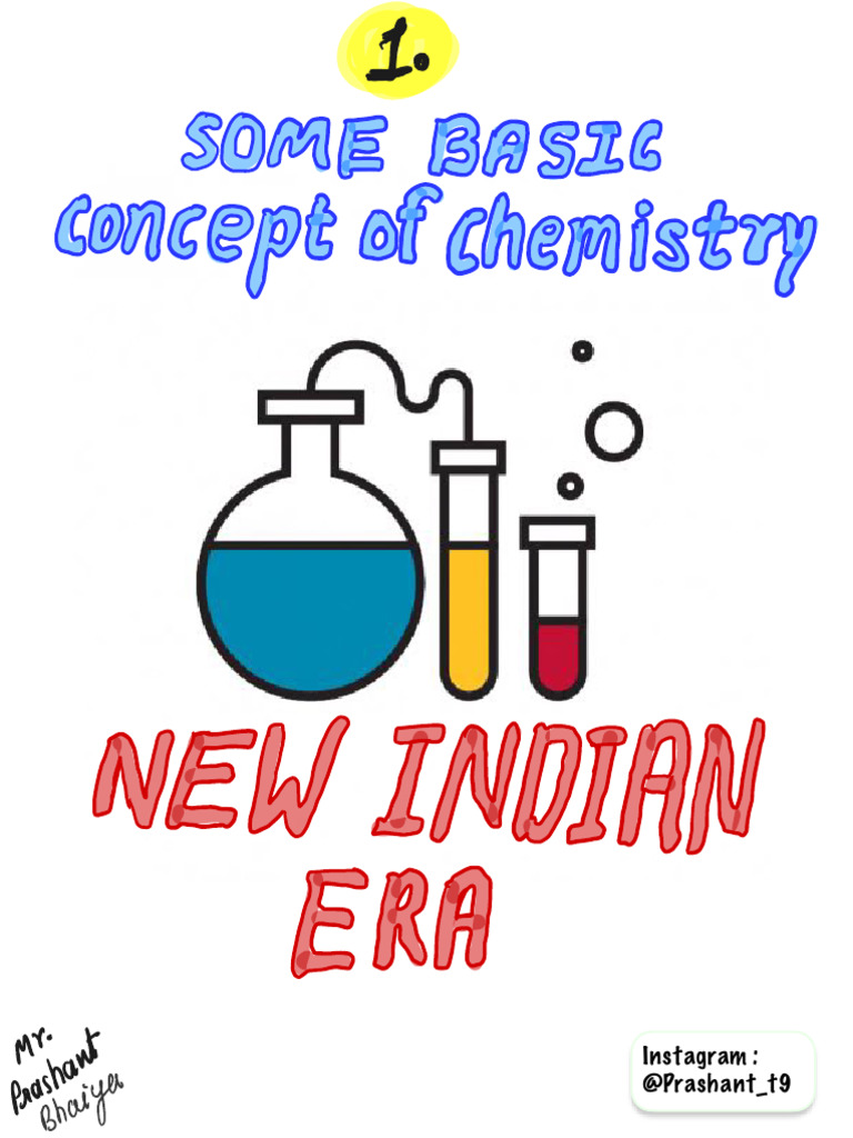 Some Basic Concept of Chemistry NIE NOTES | PDF | Chemical Substances ...