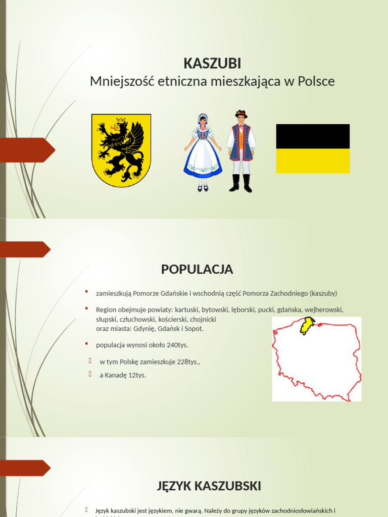 Kaszubi Prezentacja | PDF