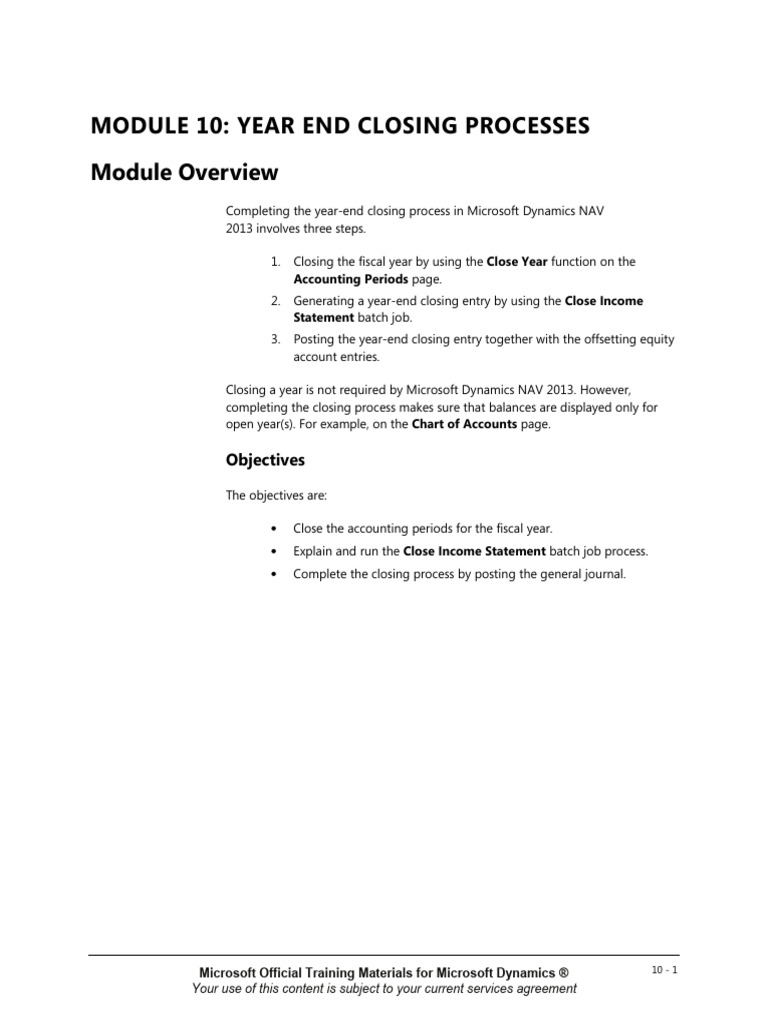 Nav2013 Enus Finess 10 | PDF | Accrual | Retained Earnings