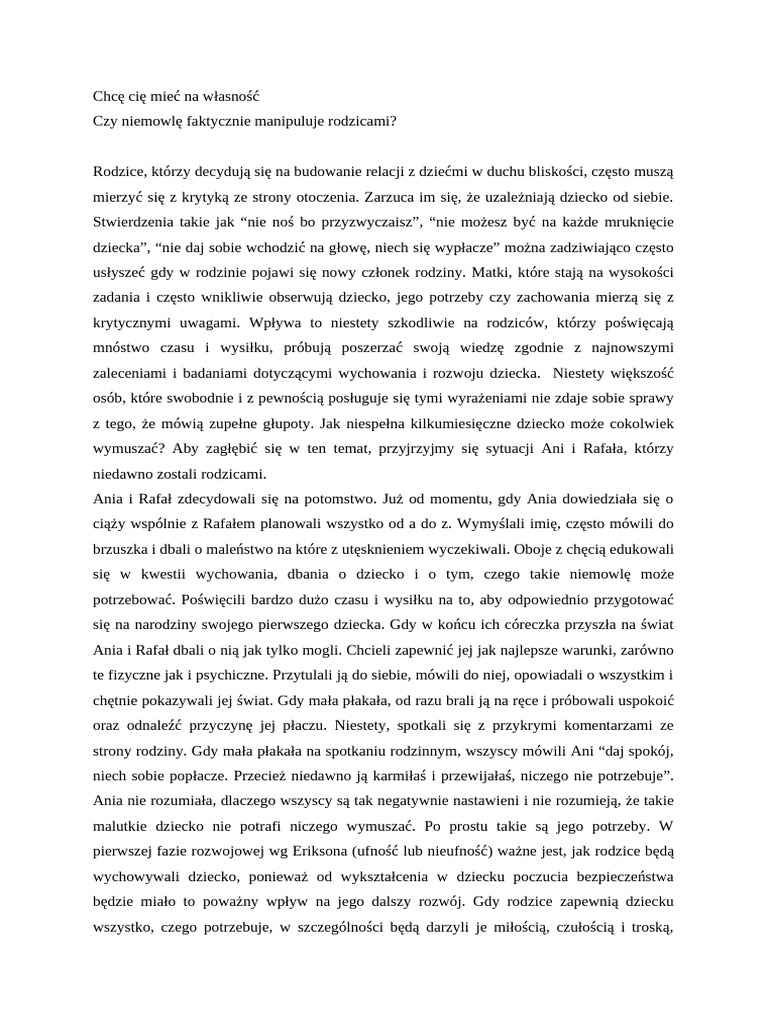 Esej 5 - Manipulacja | PDF