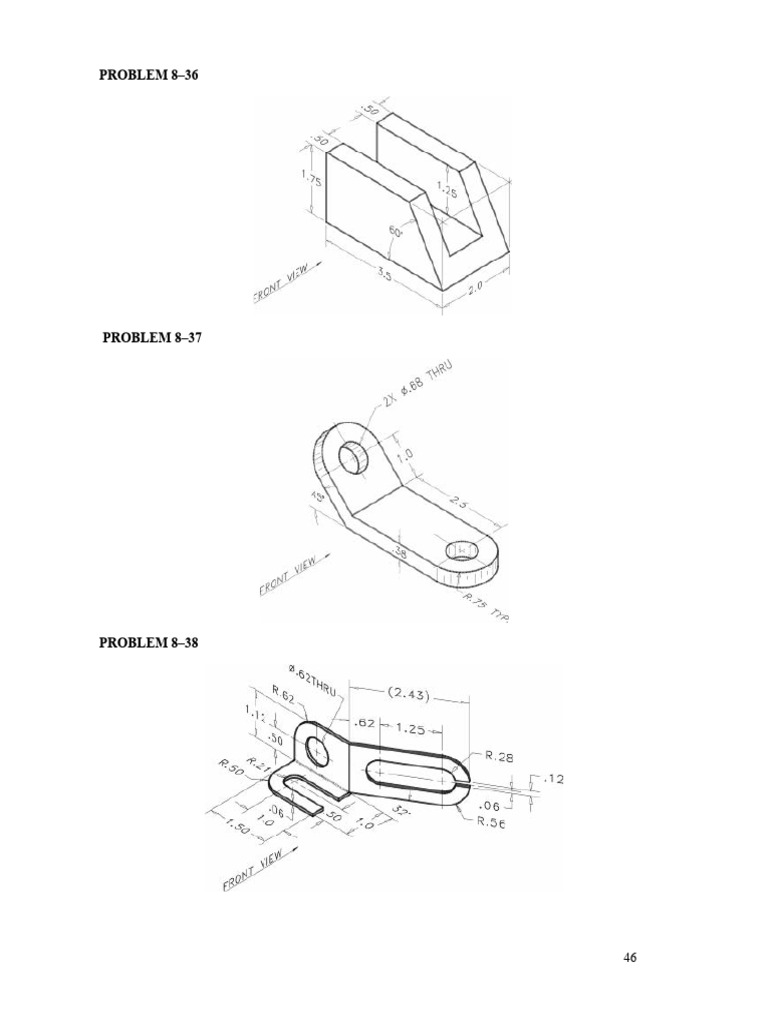 Section View Basics in Engineering Drawings | PDF | Drawing | Technical Drawing