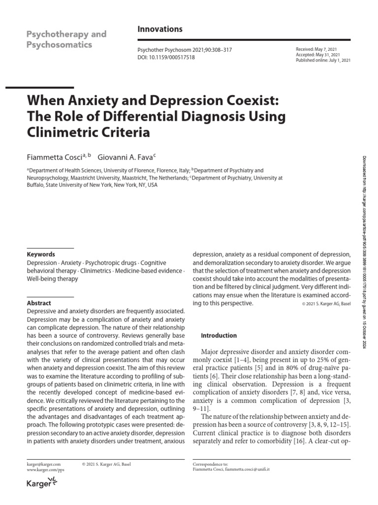 Coexist | PDF | Major Depressive Disorder | Agoraphobia