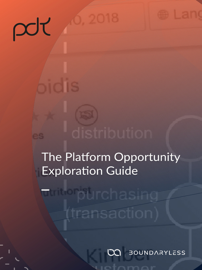 Platform Opportunity Exploration Guide | PDF | Software As A Service ...