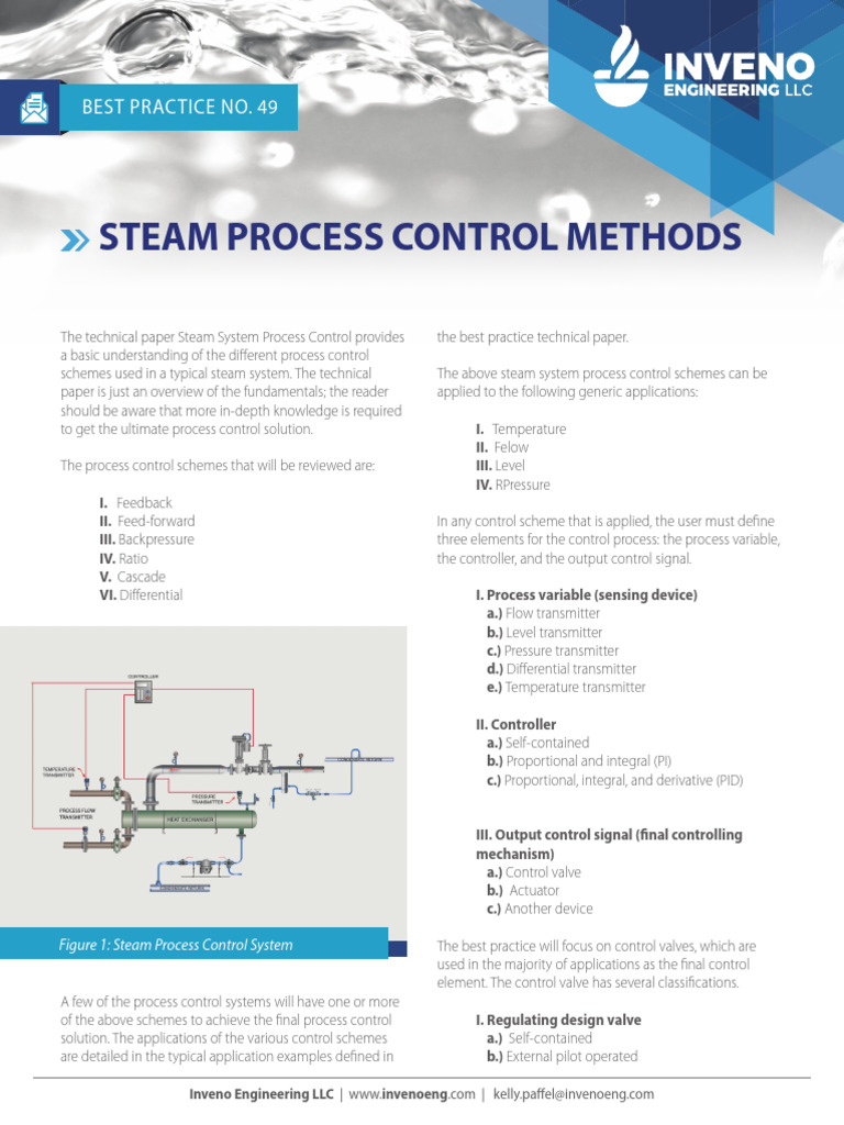 Steam Valve Control Methods Overview | PDF | Valve | Feedback