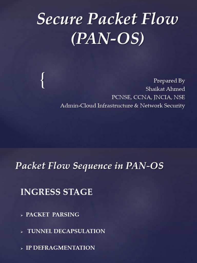 Secure Packet Flow (PAN-OS) | PDF | Transmission Control Protocol | Internet Protocols