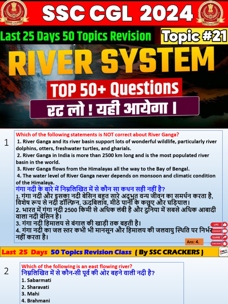 Topic-21 River System | PDF