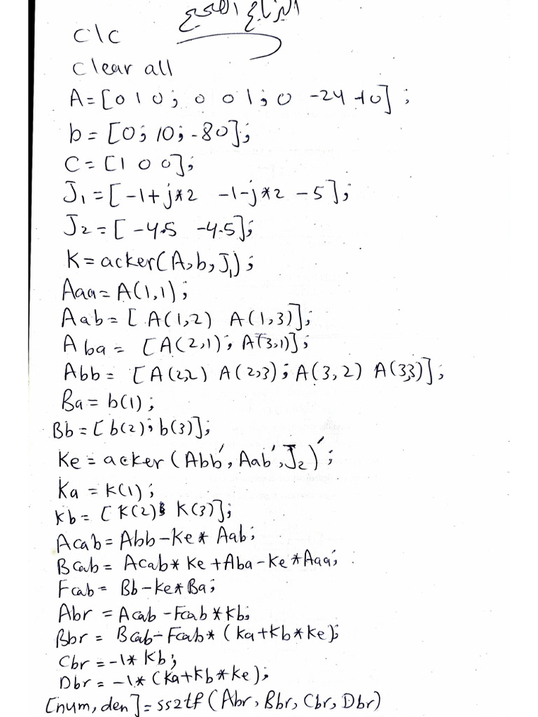Code Matlab + Final Value | PDF