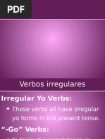 Verbos-Irregulares. Verbos Bota, Sombrero y Super | PDF