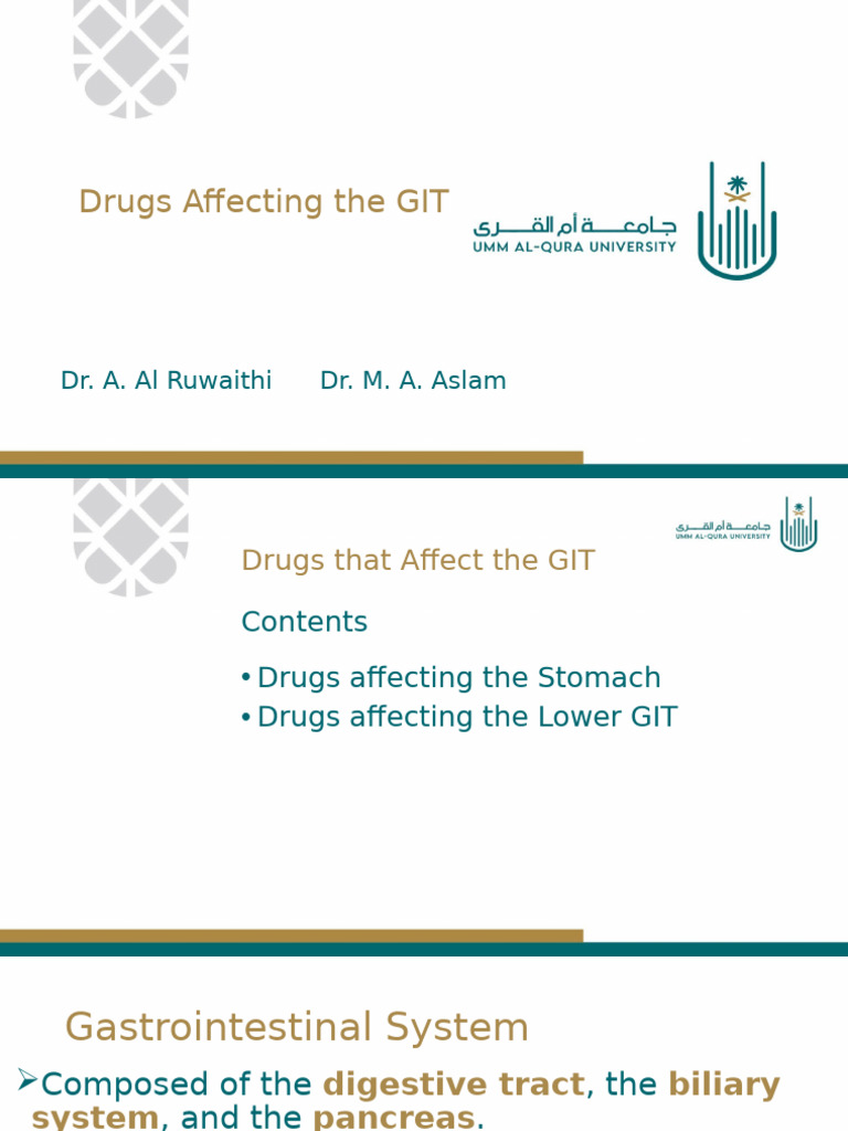 7-Drugs Affecting The Gastrointestinal System-1446 | PDF | Vomiting ...