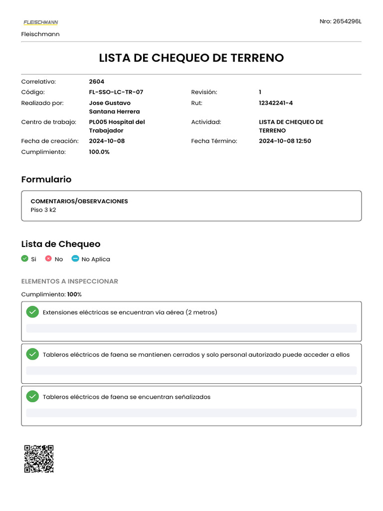 J. Santana LCH Terreno | PDF