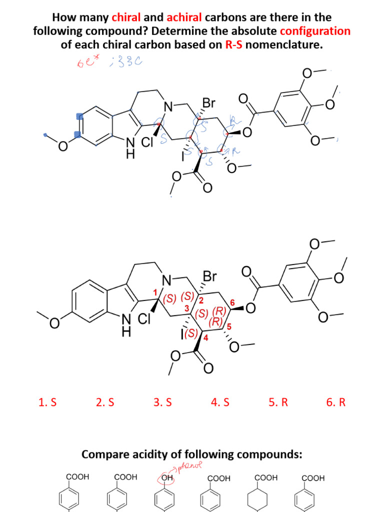 Organic Chemistry Problem Set | PDF