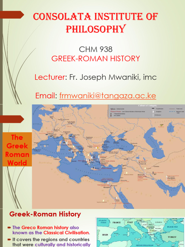 Lesson 1 - Introduction to Greco-Roman History | PDF | Classical ...