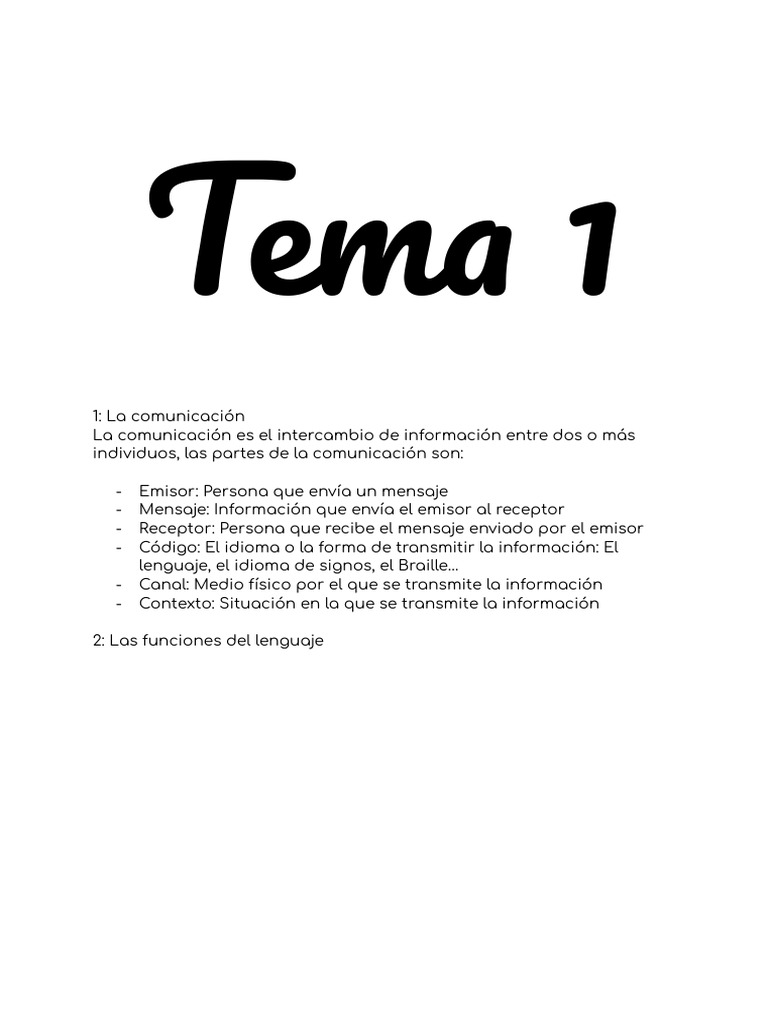 Resumen Tema 1 - Documentos de Google | PDF