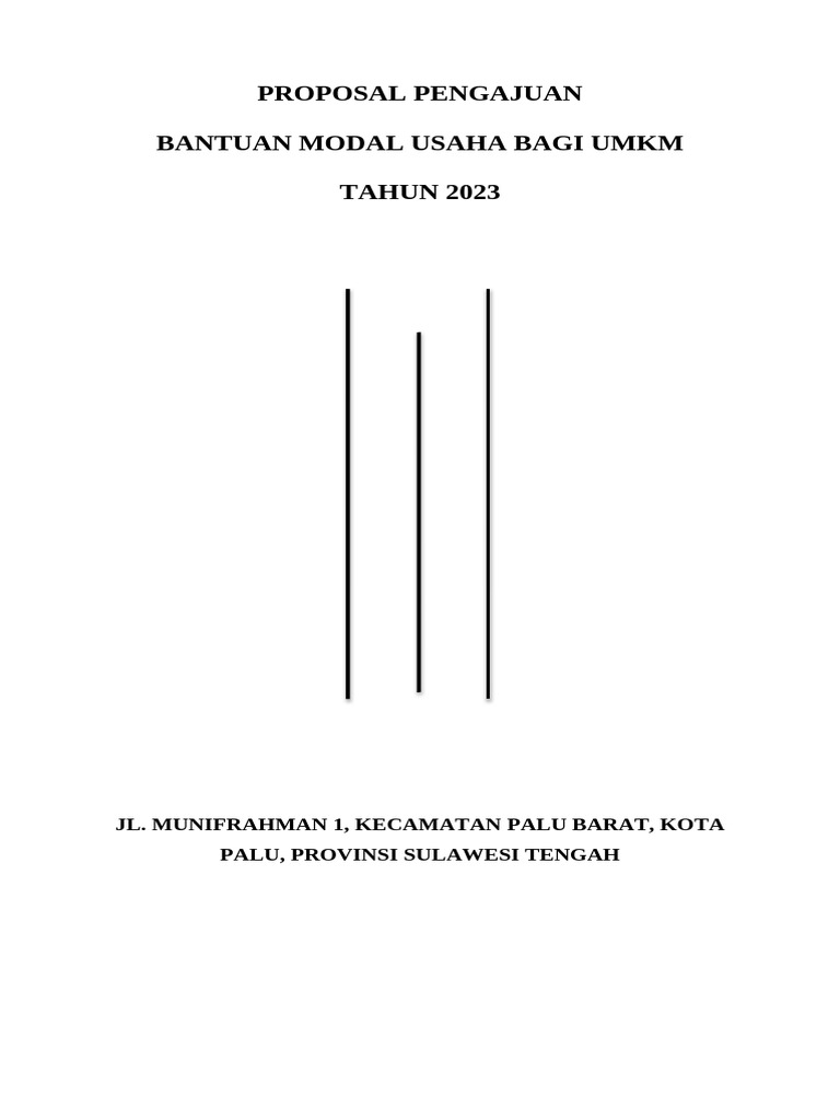 Prop Pengajuan Dana | PDF