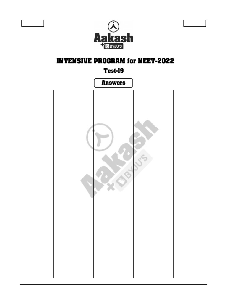 CST 19 Solution | PDF | Chemistry