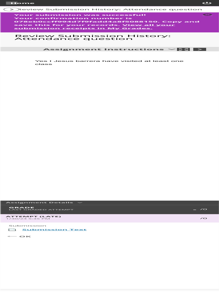 Submission Confirmation Receipt | PDF