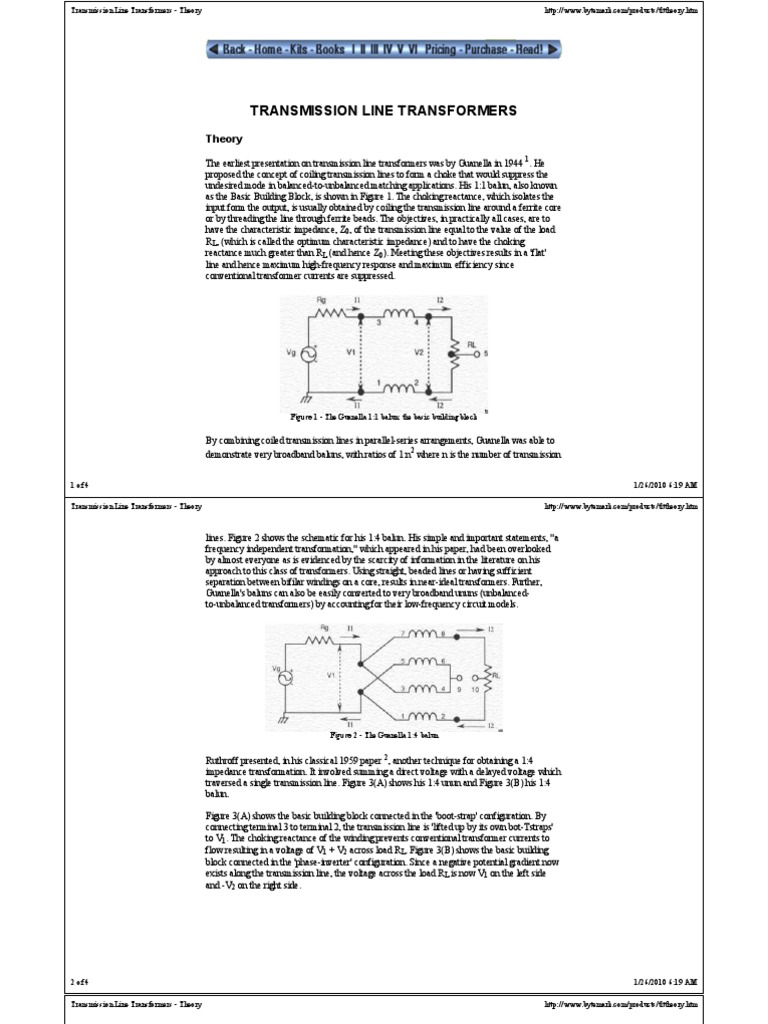 Guanella | PDF | Transformer | Electrical Equipment