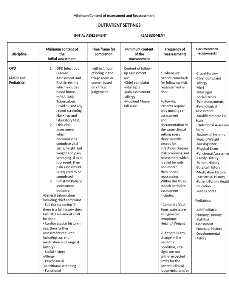 Pediatric Assessment and Reassessment Guide | PDF | Diseases And ...