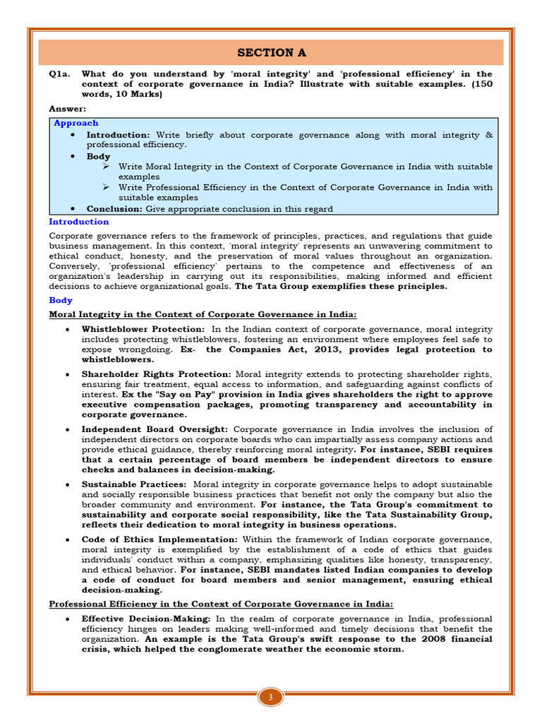 Gs4 Pyq Ethics 2023 | PDF | Emotional Intelligence | Morality