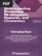 CHRONEMICS | PDF | Nonverbal Communication | Communication