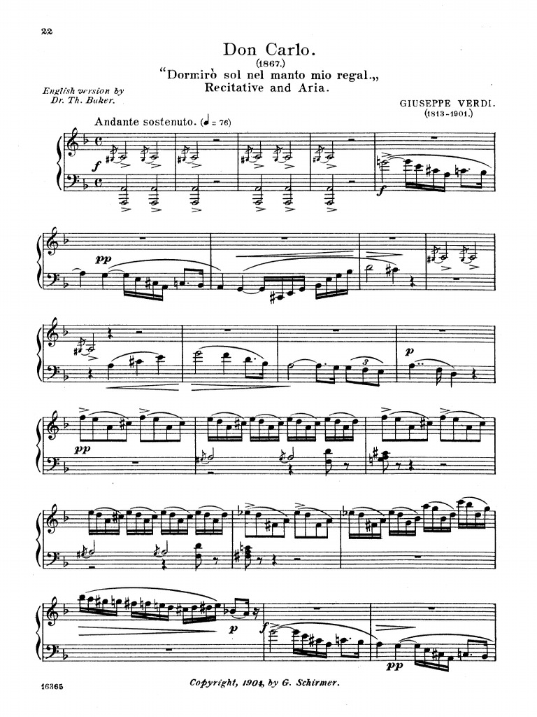 Verdi Bass Arias | PDF | Opera | Compositions