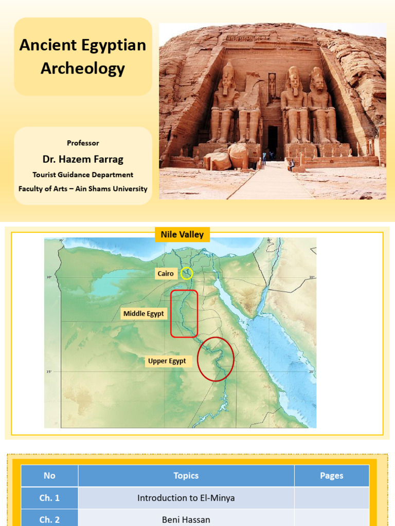 Ancient Egyptian Archeology - Introduction | PDF