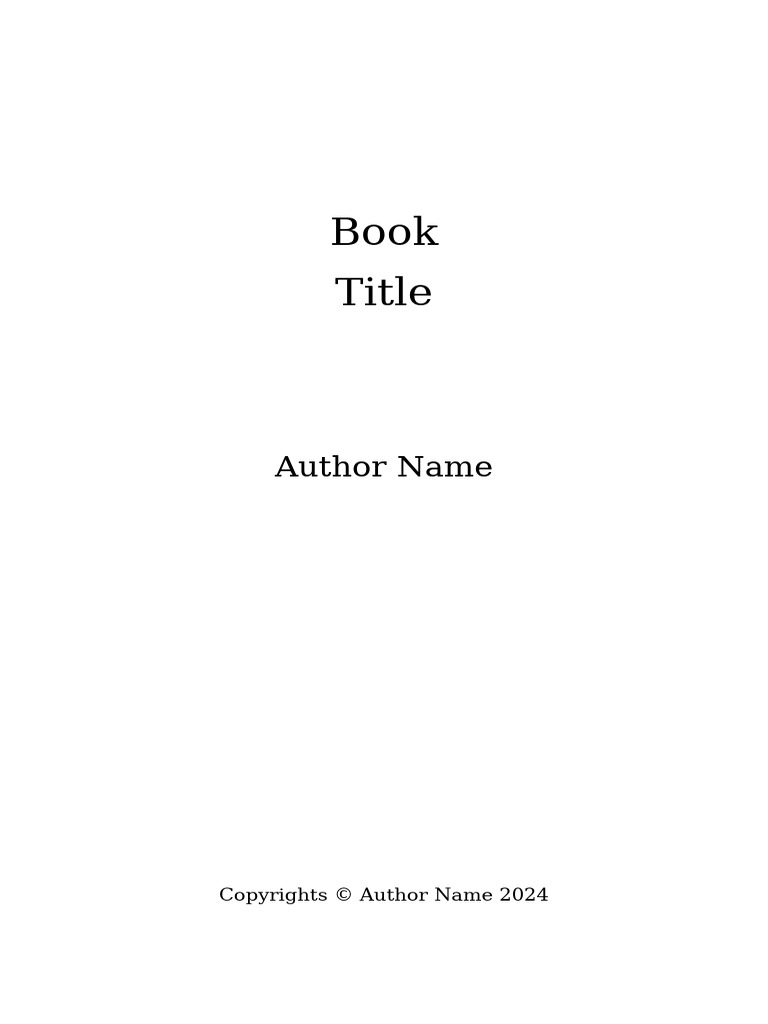 6 by 9 Non Fiction Book Sample | PDF