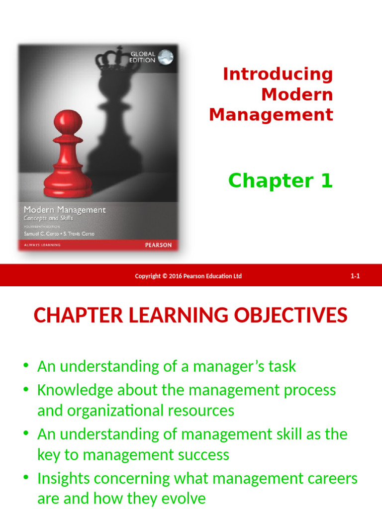 Chapter 1 POM | PDF | Goal | Cognition