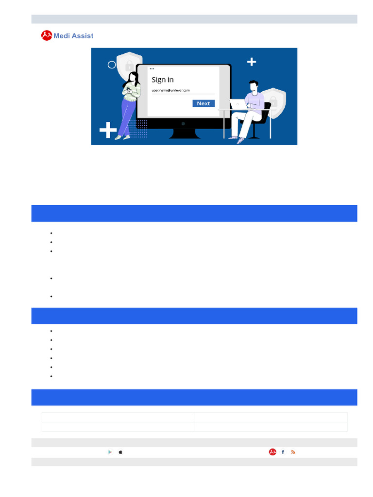Medi Assist Portal Login Instructions | PDF | Business