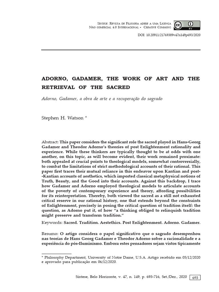 Santanna, (8) Watson | PDF | Western Philosophy | Liberal Arts Education