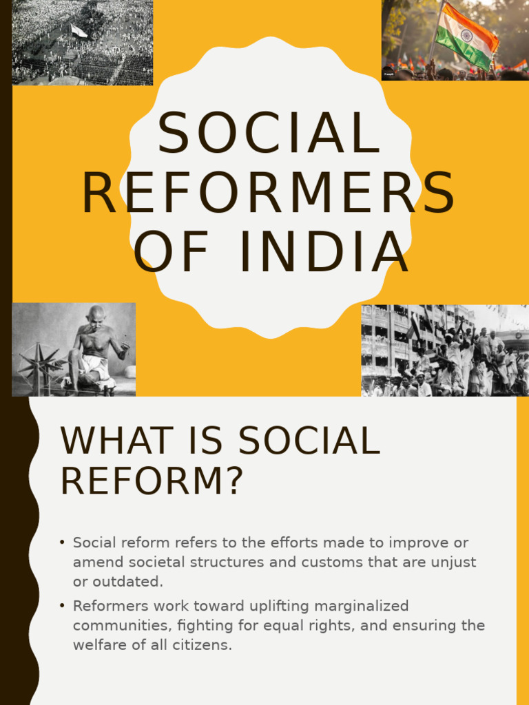 Social Reformers^. PPT | PDF
