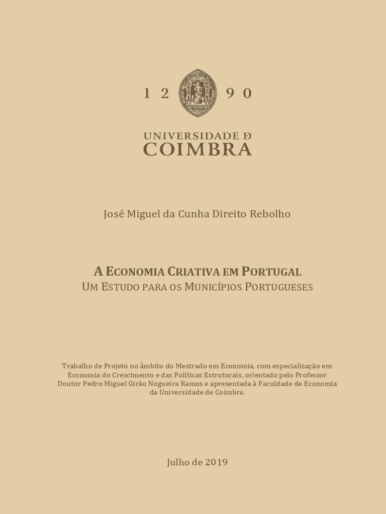 Trabalho de Projeto - José Miguel Rebolho | PDF | Economia | Inovação