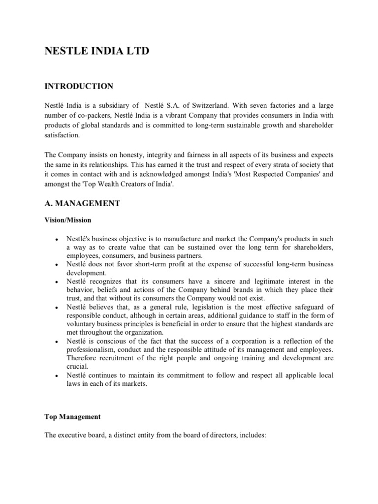 Nestle FMCG | PDF | Nestlé | Brand