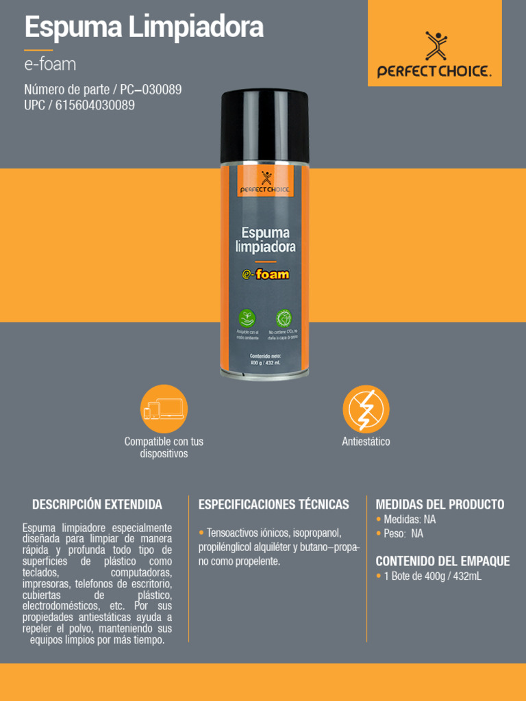 Partida 2 - ESPUMA LIMPIADORA | PDF | Informática