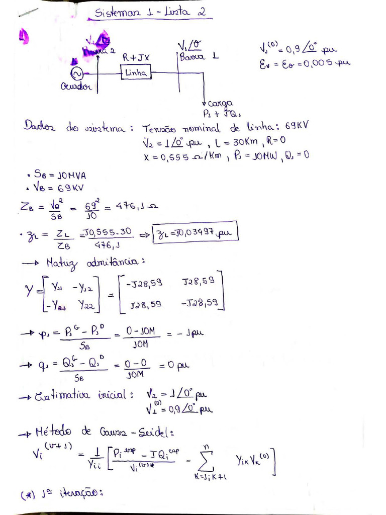 Sistemas 1 - lista 2 | PDF