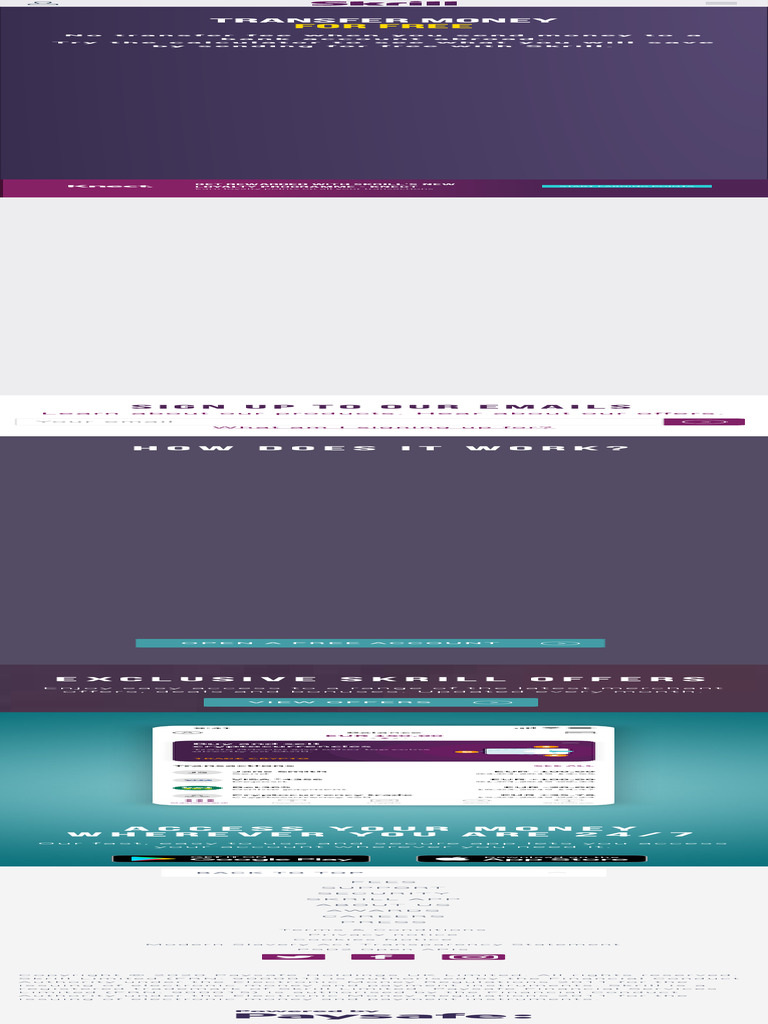 Online Payments & Money Transfer Skrill | PDF