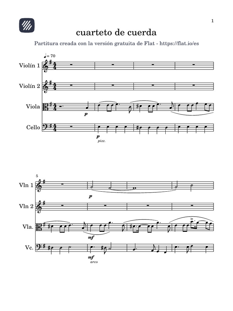 Cuarteto de Cuerda - 20240206070208 | PDF | Composiciones Musicales ...