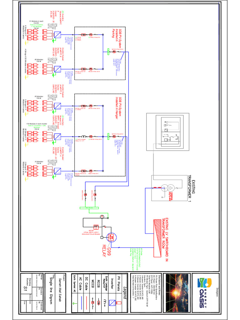 Total in 2 Inverters 102 Modules | PDF | Photovoltaic System | Energy ...