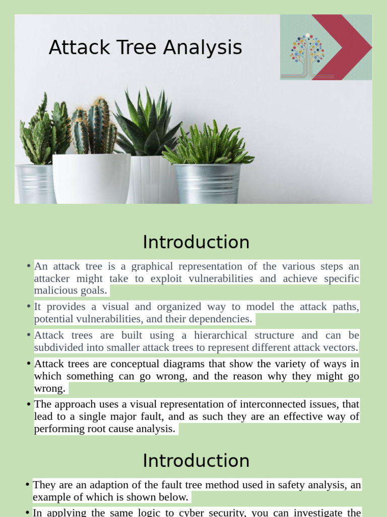 8 Attack Tree Analysis 29-07-2024 | PDF | Computer Security | Security