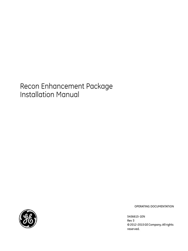 Recon Enhancement Package Installation 1157710-1157723 | PDF
