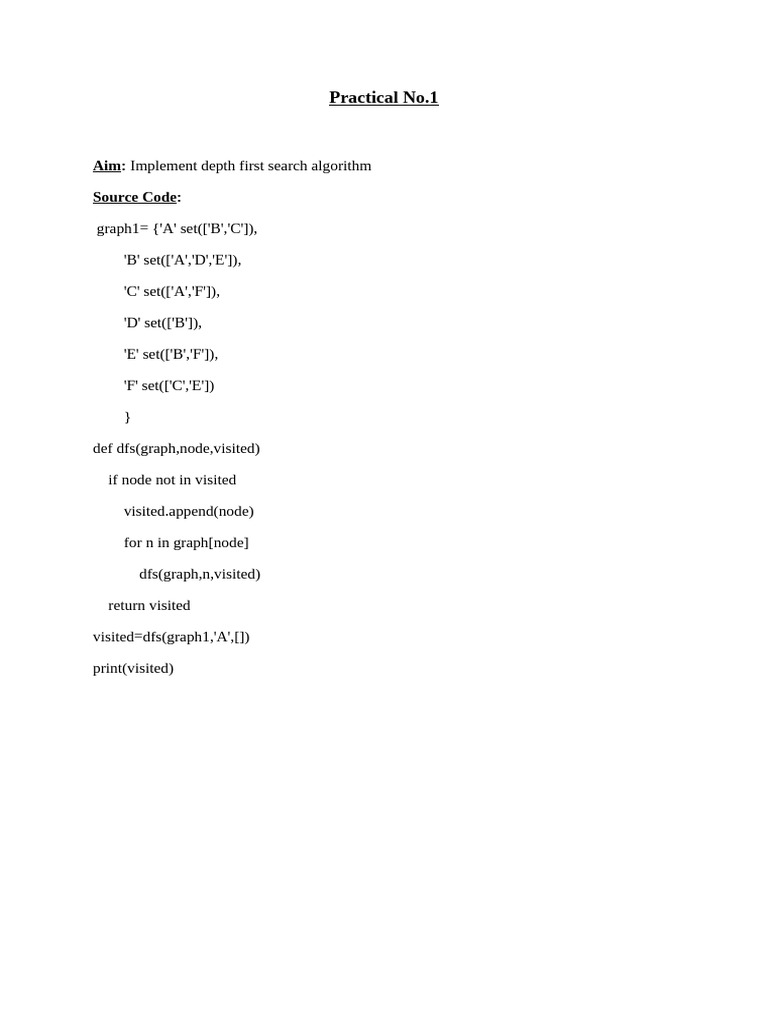 AI Practical | PDF | Computer Programming | Applied Mathematics AI Practical | PDF | Computer Programming | Applied Mathematics