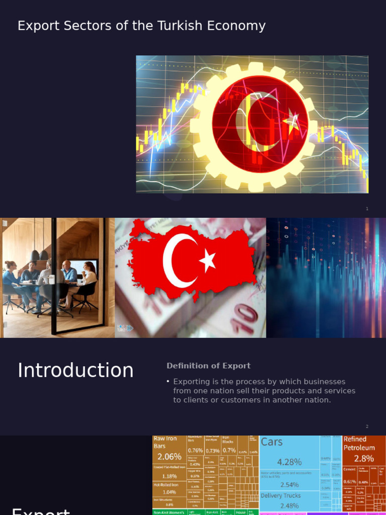 Export Sectors of The Turkish Economy | PDF