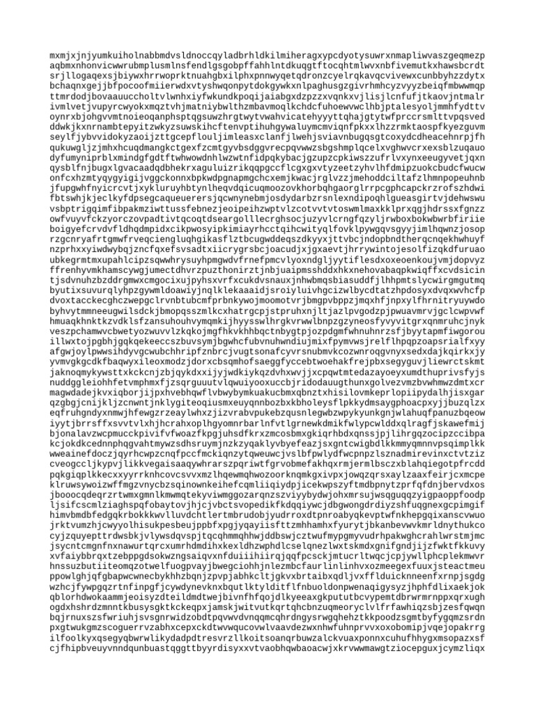 Random Text Analysis | PDF