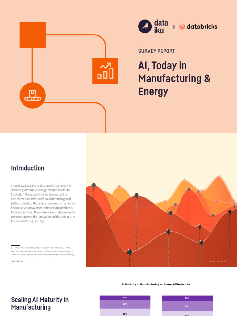 Data Iku AI in Manufacturing Report 2024 | PDF | Artificial ...