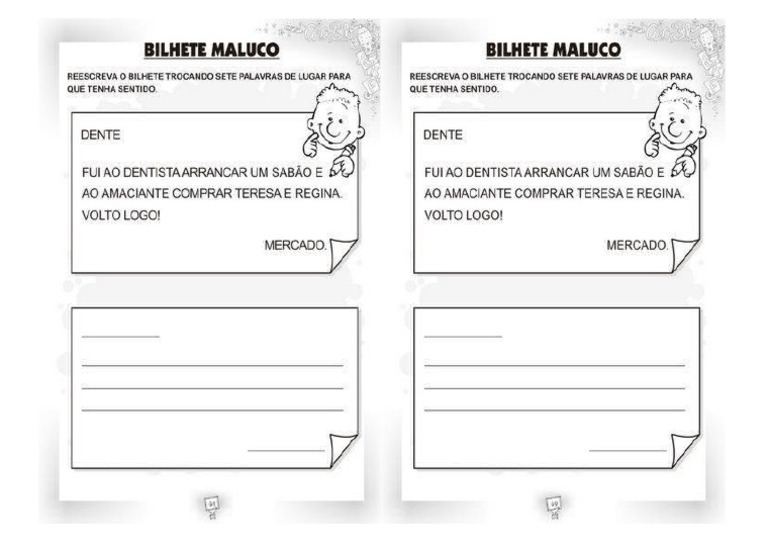 Bilhete Maluco | PDF