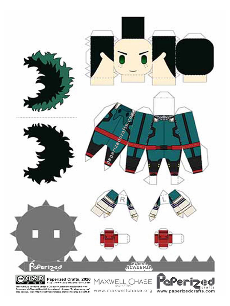 My Hero Academia - Deku Paperized | PDF