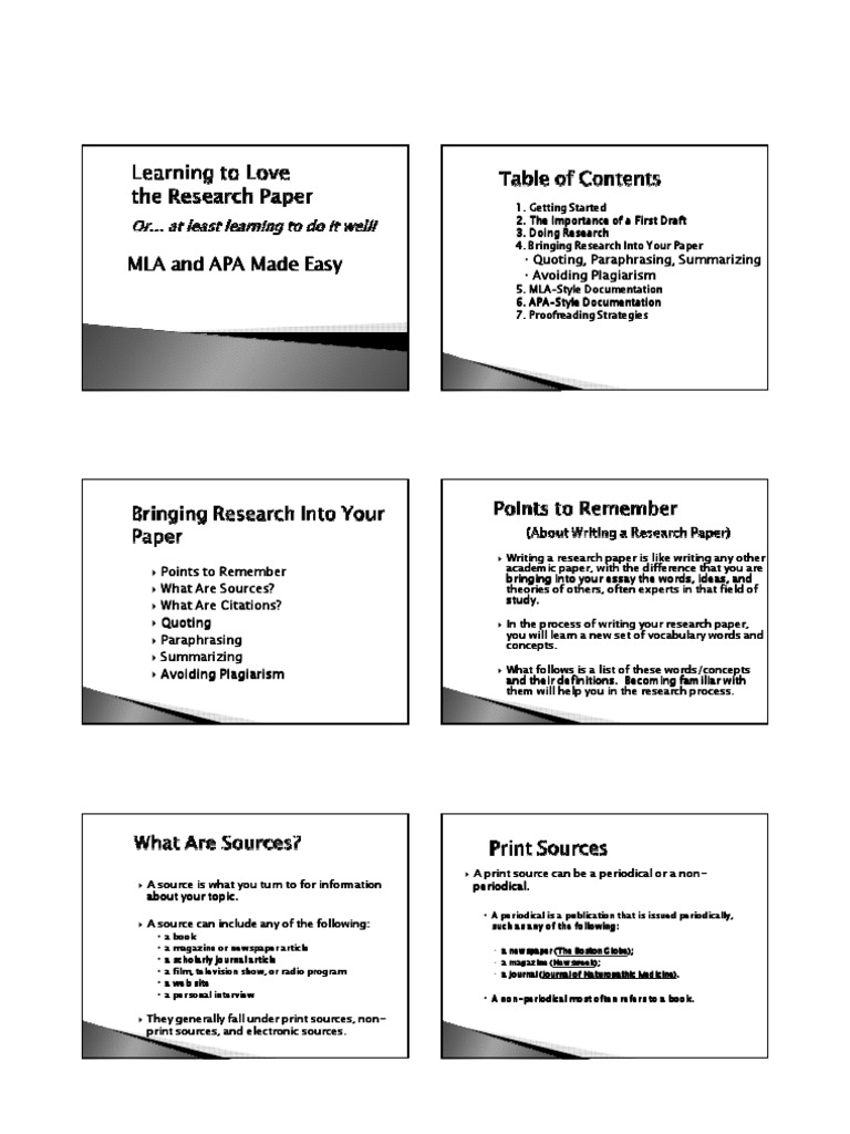 Research Paper Citation Guide | PDF | Citation | Academic Publishing