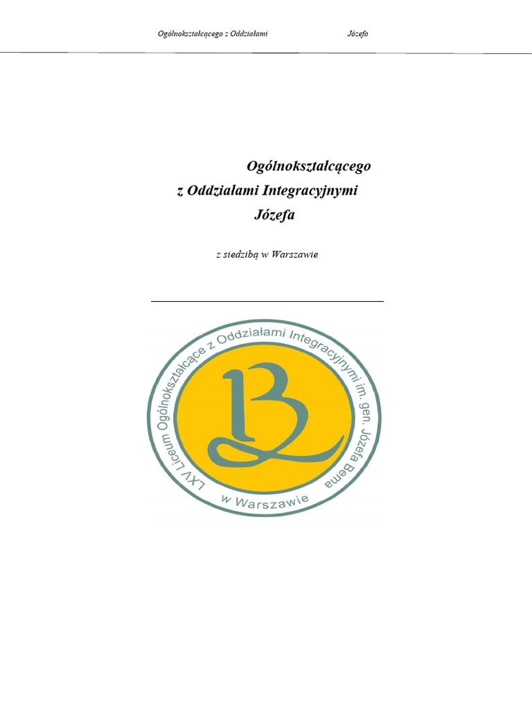 Statut Szkoly 2024 | PDF