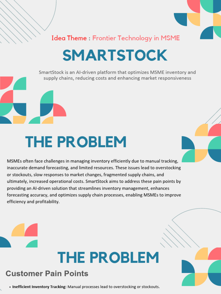 SMARTSTOCK | PDF | Inventory | Supply Chain